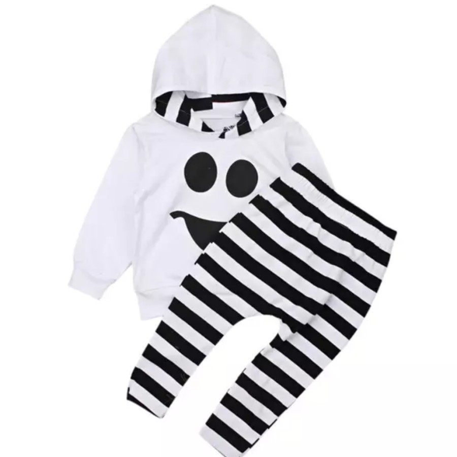 Jual Boo ghost baby costume hoody halloween costume baju bayi boo ghost ...