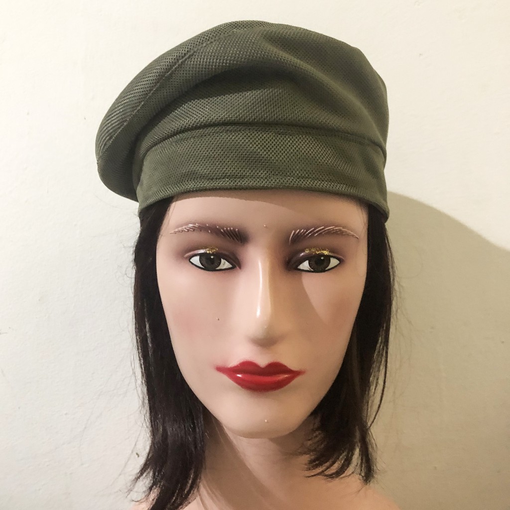 Jual Topi Beret / Casual Korean Style / Unisex Retro Hat (HIJAU MILITER ...