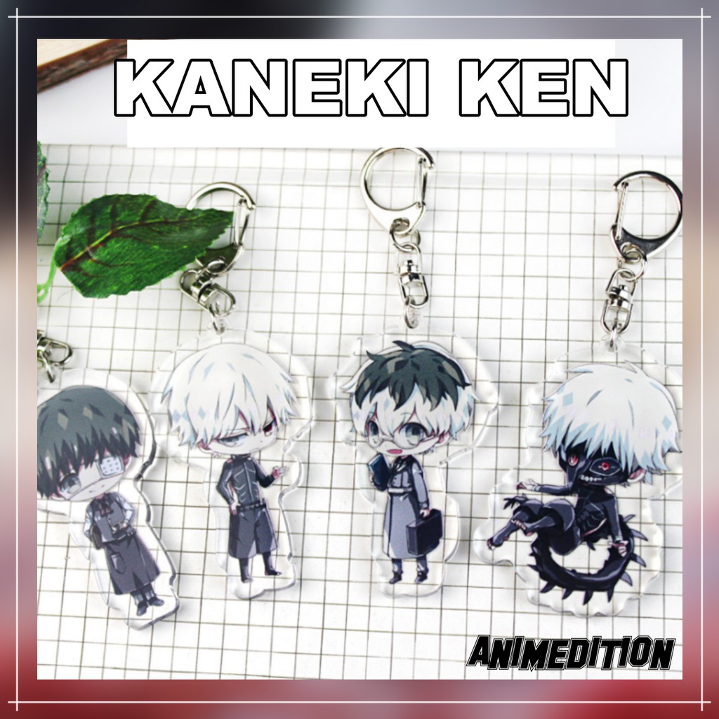Jual Gantungan Kunci Akrilik Keychain Keyring Anime Tokyo Ghoul Kaneki ...