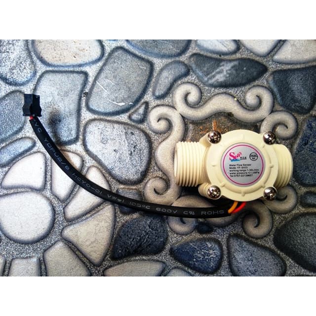 Jual Liquid Flow Sensor 3/4 Inchi Water Flow Sensor 3/4" / Flow Sensor ...