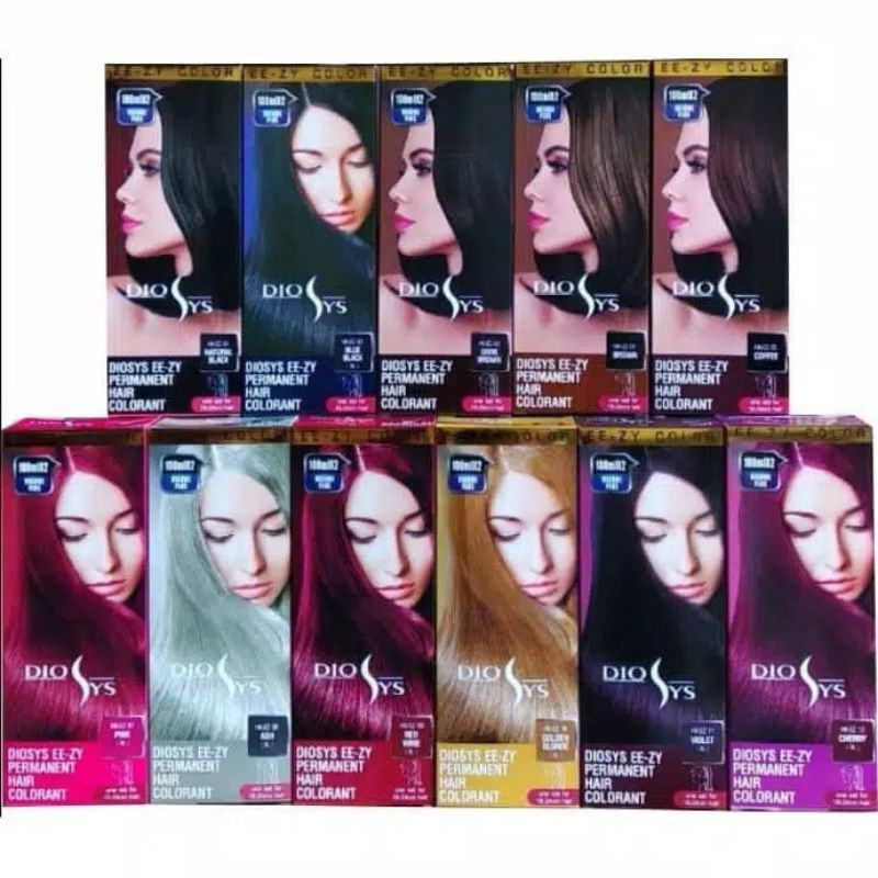 Jual Diosys Hair Color Permanent 100ml/45ml | Shopee Indonesia