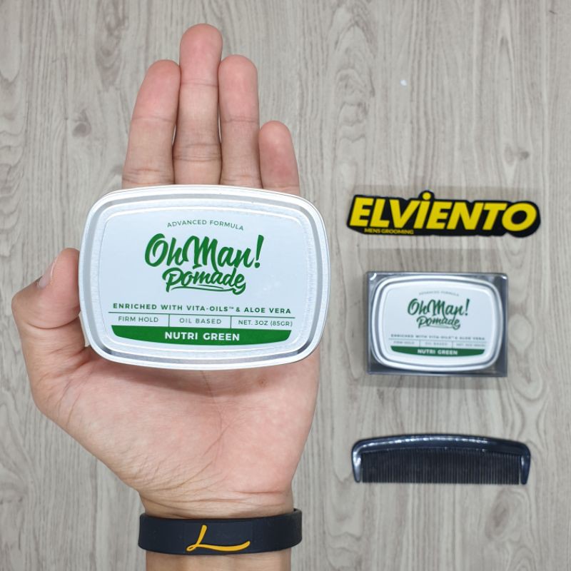 Jual NEW...!!! OH MAN NUTRI GREEN + Aloe vera. POMADE OHMAN. POMADE ...