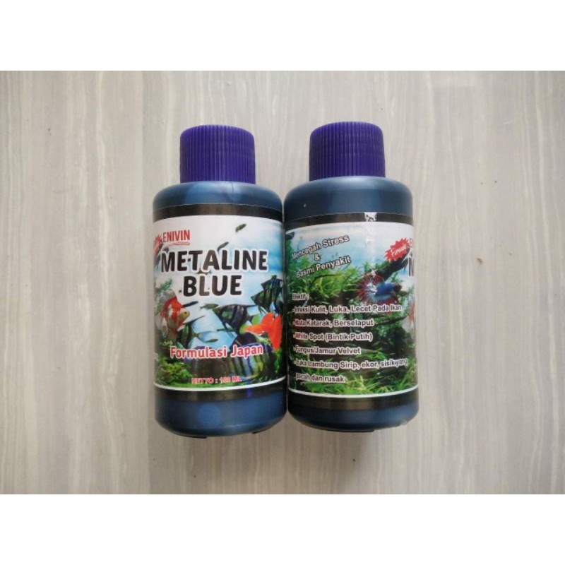 Jual Metaline / Methylene Blue cairan metil biru obat utk ikan hias ...