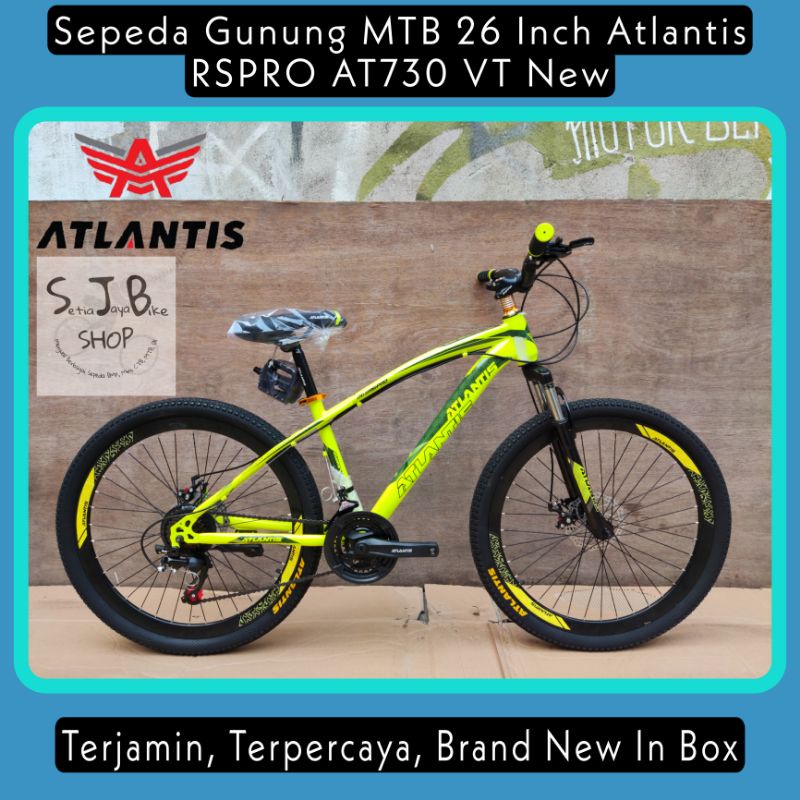 Jual Sepeda Gunung MTB 26 Inch ATLANTIS RSPRO AT730 VT New Steel Hi-Ten ...
