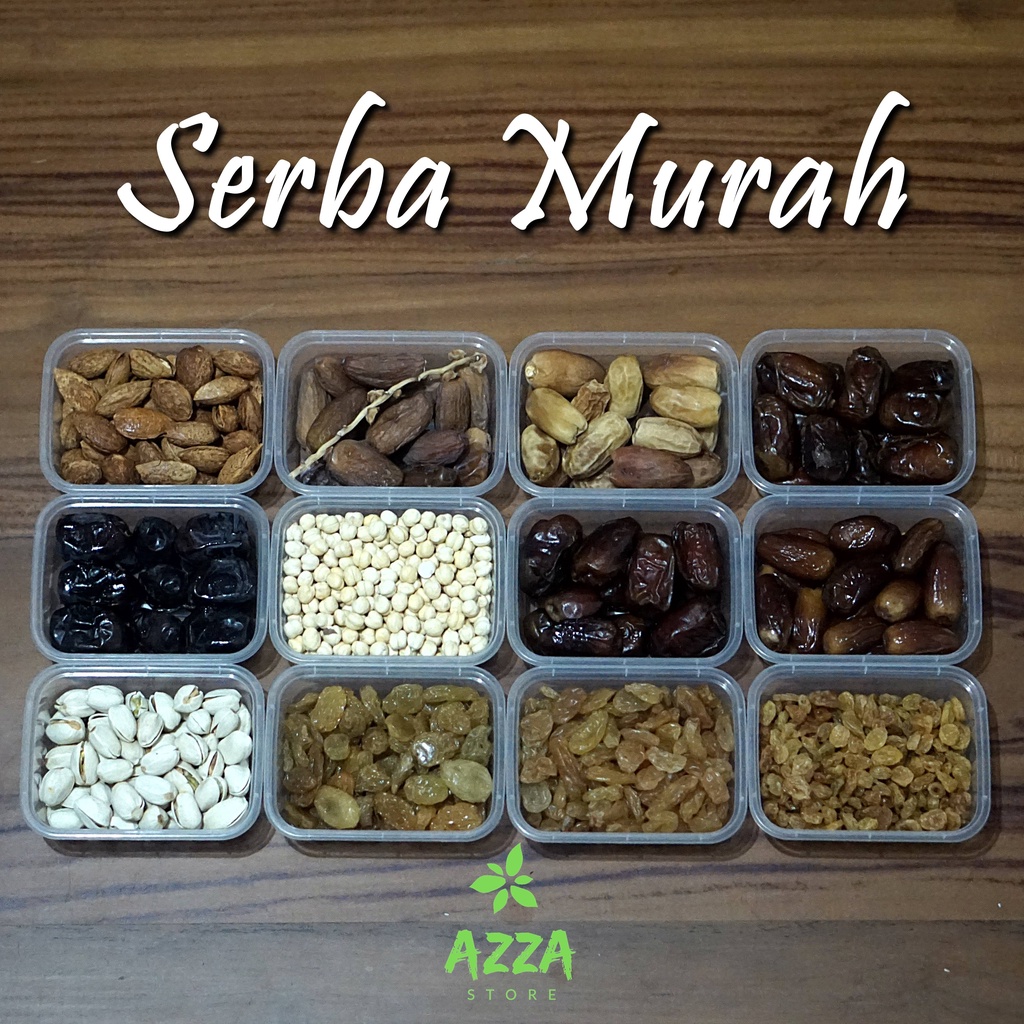 Jual Kurma Kismis Kacang Arab Aneka Varian Kemasan Minipack / Icip icip ...
