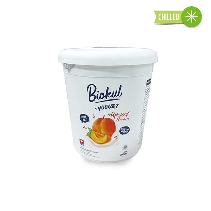 Jual Biokul Stirred Yogurt Apricot 1000ml | Shopee Indonesia
