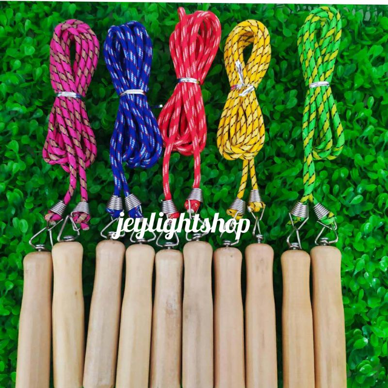 Jual Tali Skipping KAYU Jump Rope tali lompat | Shopee Indonesia