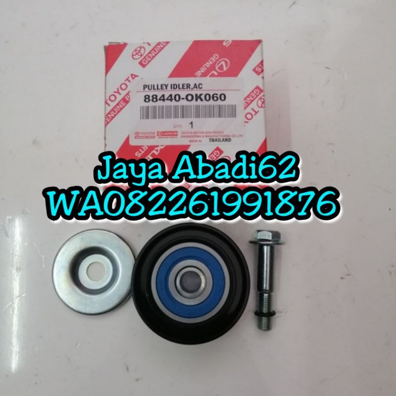 Jual Bearing Pulley Pully Idler AC Tensioner Fan Belt Toyota Innova ...