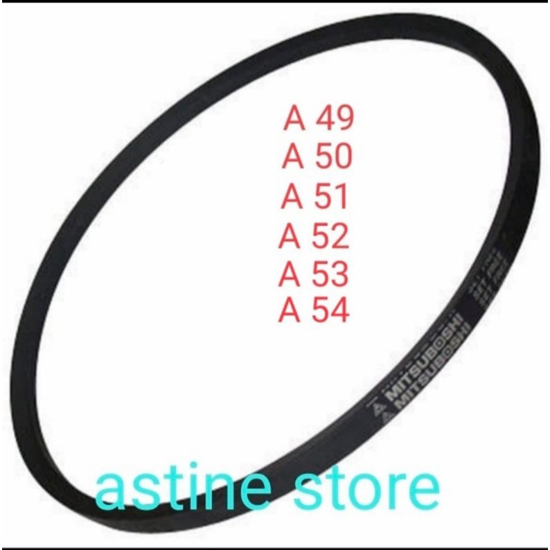 Jual Fan belt V belt Van belt-Tali kipas-V-belt-A49/A50/A51/A52/A53/A54 | Shopee Indonesia
