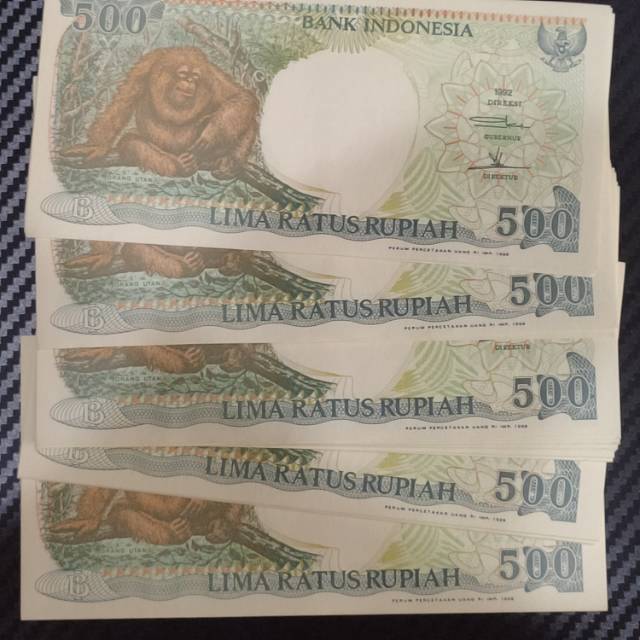 Jual Lima Ratus RUPIAH//OTAN//ORANG UTAN//MAHAR//MAHAR NIKAH//UANG KUNO ...