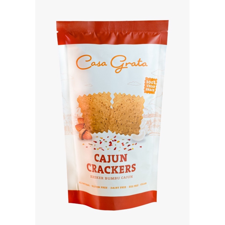 Jual CASA GRATA - CAJUN CRACKERS 70GR | Shopee Indonesia