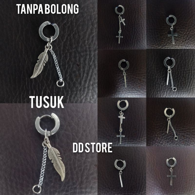 Jual ANTING COWOK HITS GANTUNG/HITS KOREA JEPIT&TINDIK | Shopee Indonesia