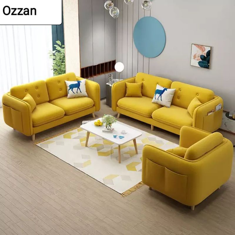 Jual sofa set 221 dengan design minimalis / sofa keluarga / sofa ruang ...