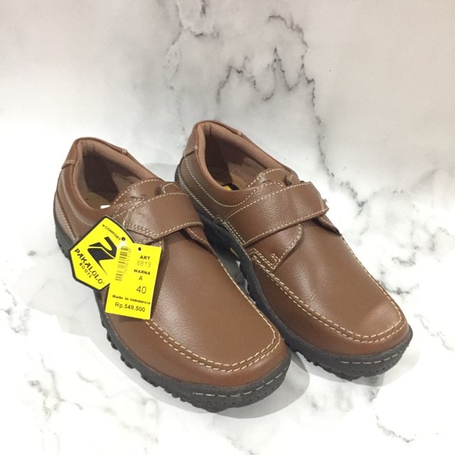 Jual SEPATU PAKALOLO 8813 - SEPATU PANTOFEL KULIT PRIA ORIGINAL ...