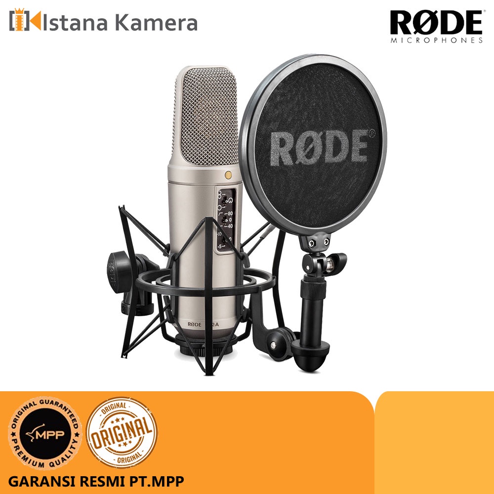 Jual Rode NT2-A NT2A Large-Diaphragm Multipattern Condenser Microphone ...