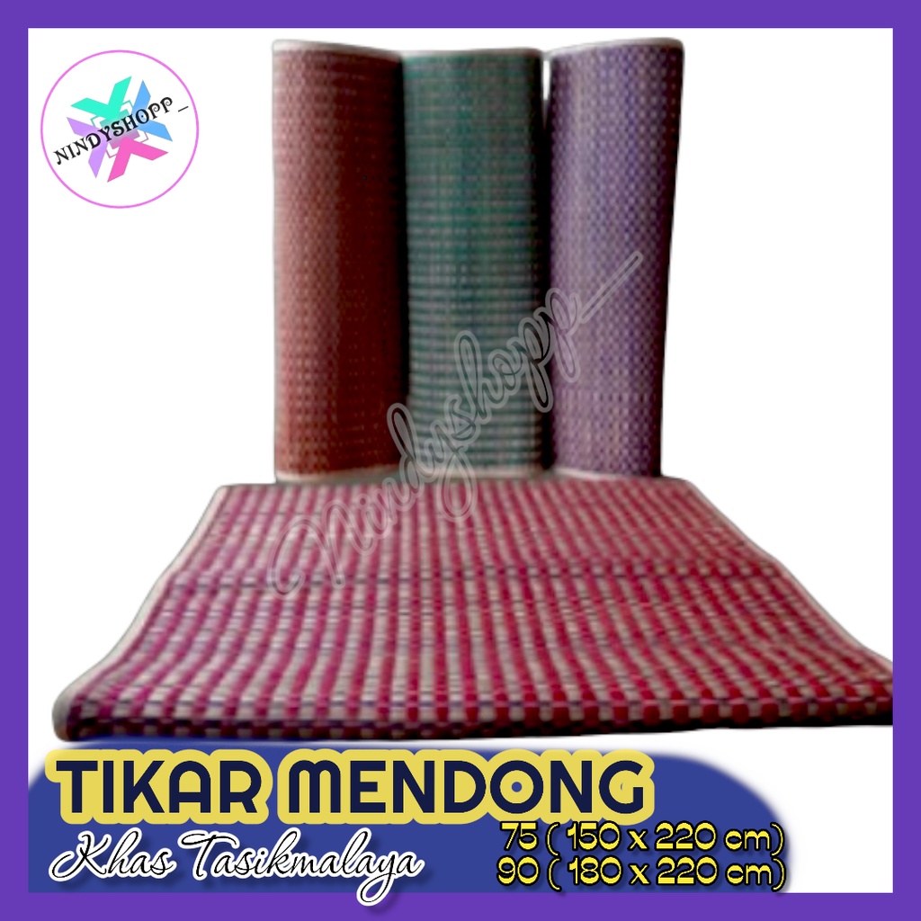 Jual TIKAR MENDONG 75 (150x200cm) ASLI JUMBO TEBAL SAMAK TIKER TENUN ...