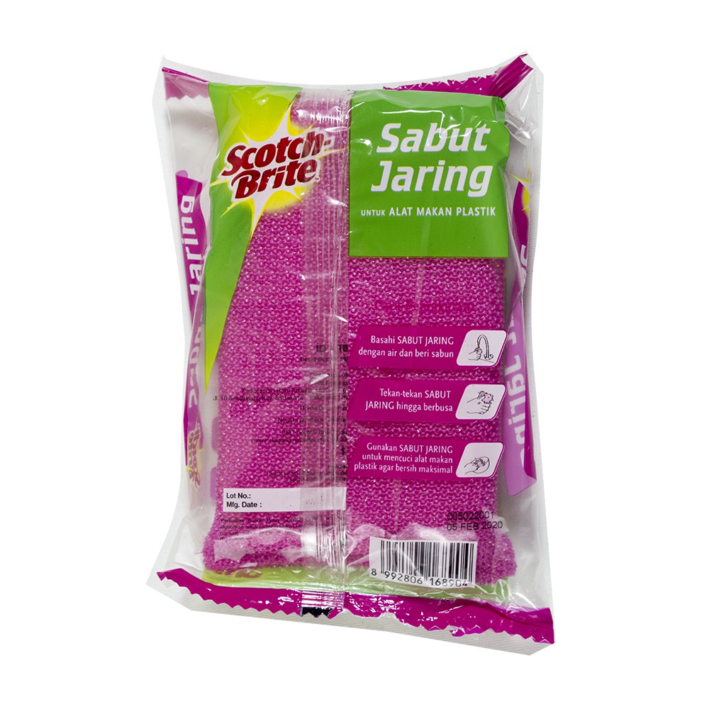 Jual 3M Scotch Brite 3 Pcs Sabut Jaring ID-T60-3 Sabut Cuci Alat ...