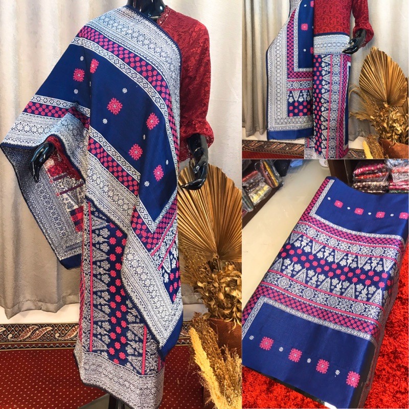 Jual SONGKET CANTIK MANIS RAKAM BIRU PINK - ILHAM SONGKET TENUN TANGAN ASLI PALEMBANG | Shopee ...