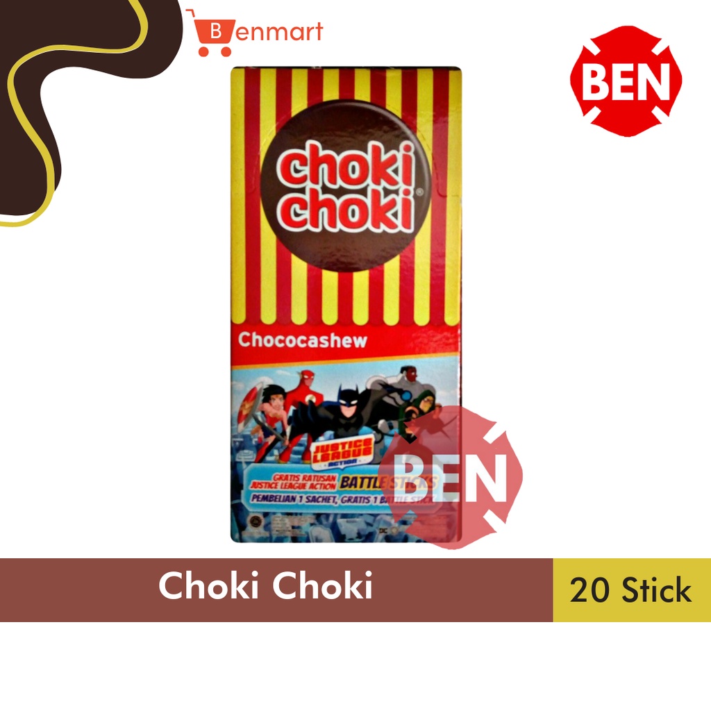 Jual Chokichoki 1 Dus Box Pak Choki Choki Chococashew Coklat 20 Pcs ...