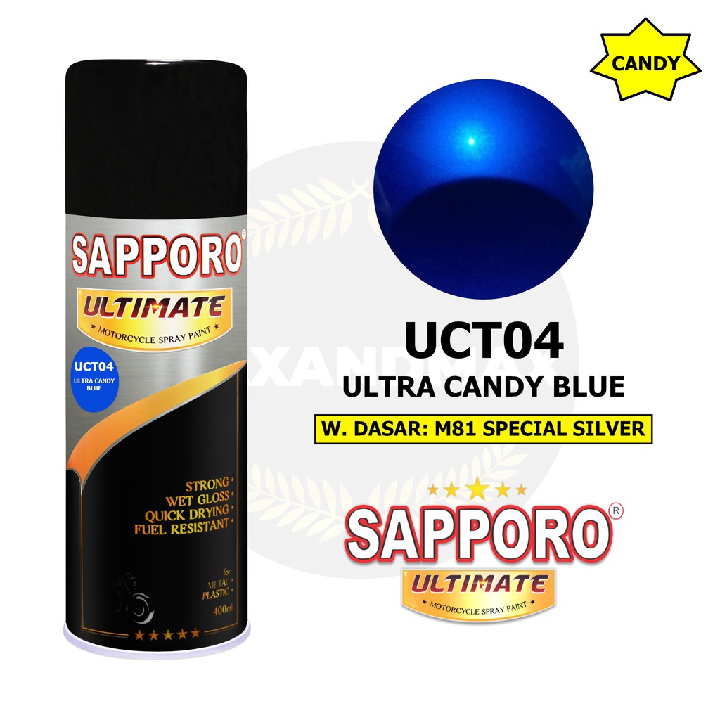 Jual SAPPORO ULTIMATE Ultra Candy Blue UCT04 400 ml | Shopee Indonesia