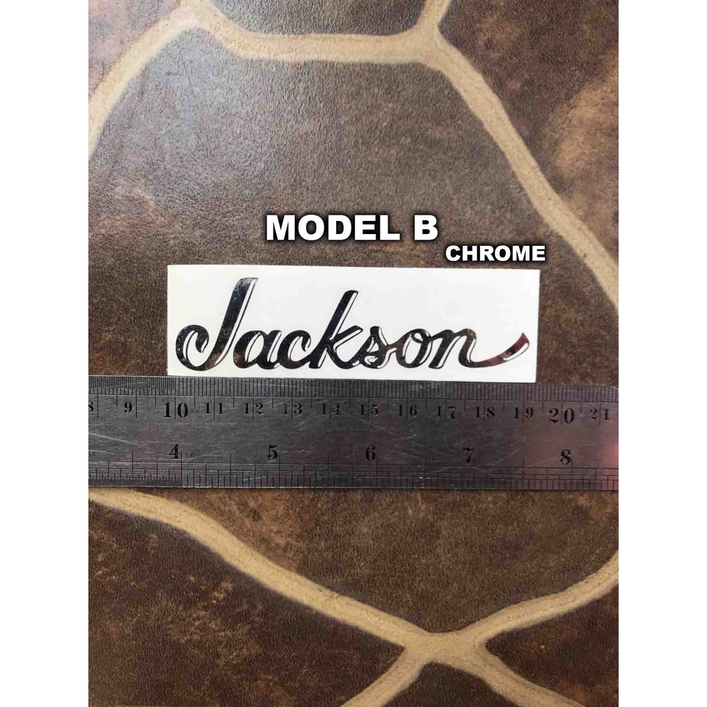 Jual Gitar Jackson Headstock Sticker Tempel Elektrik flying v Not Decal ...