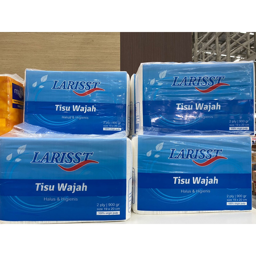 Jual Larisst Tisu Wajah/Facial Tisu Bag 900gr | Shopee Indonesia