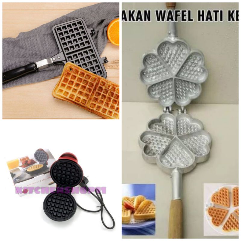 Jual waffle maker persegi / waffel kotak / waffle maker segi panjang ...