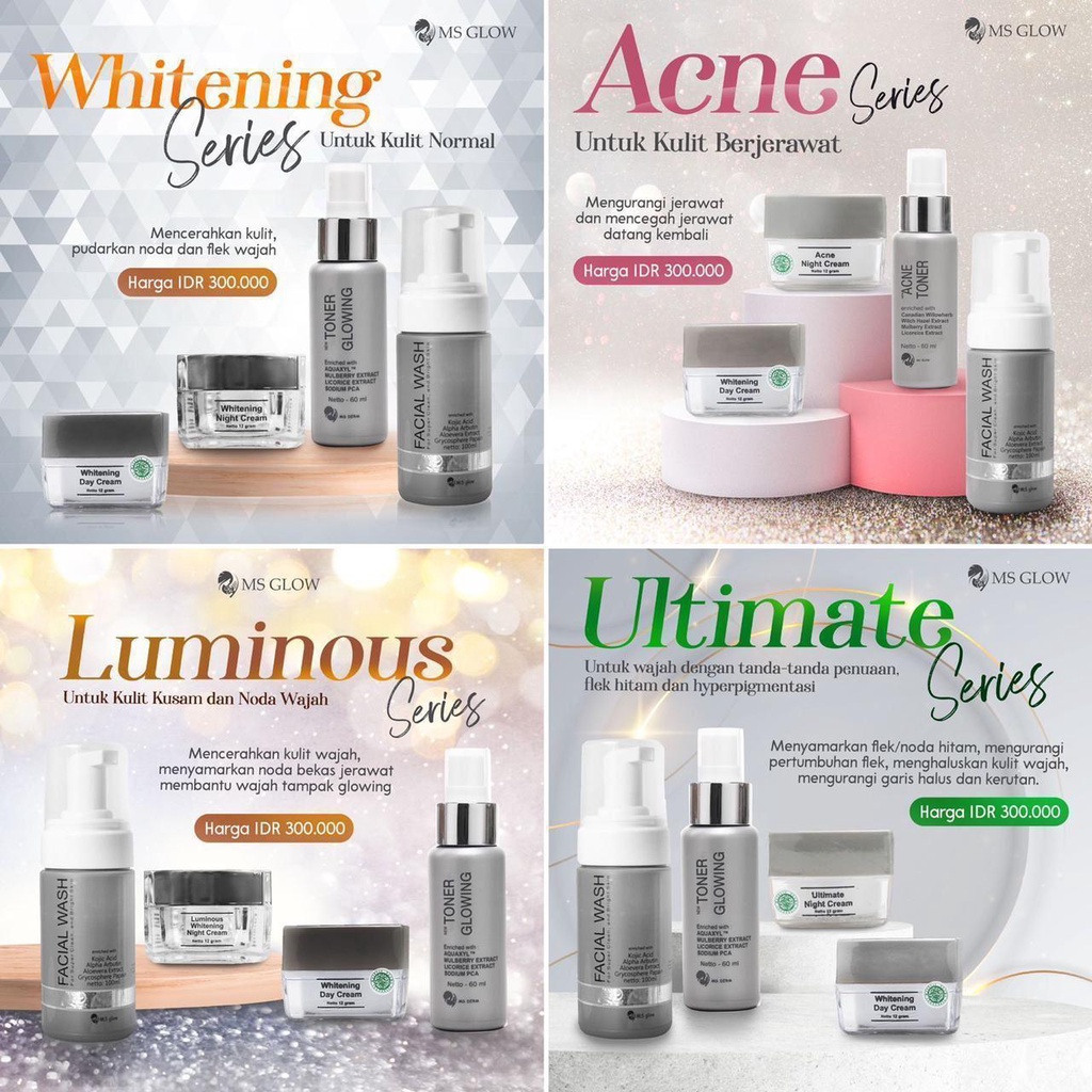 Jual ms glow paket | Shopee Indonesia