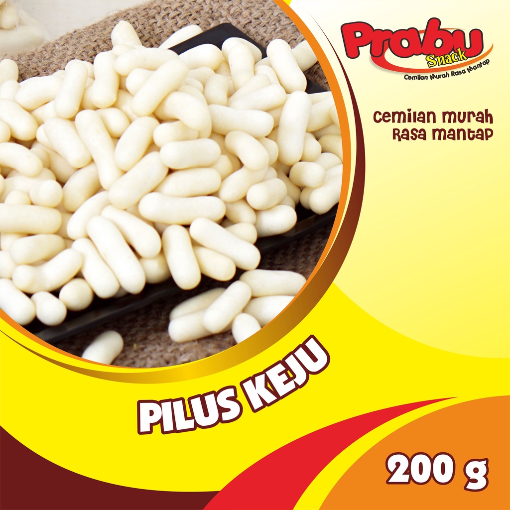 Jual Prabu Snack Pilus Keju - 200 gr | Shopee Indonesia