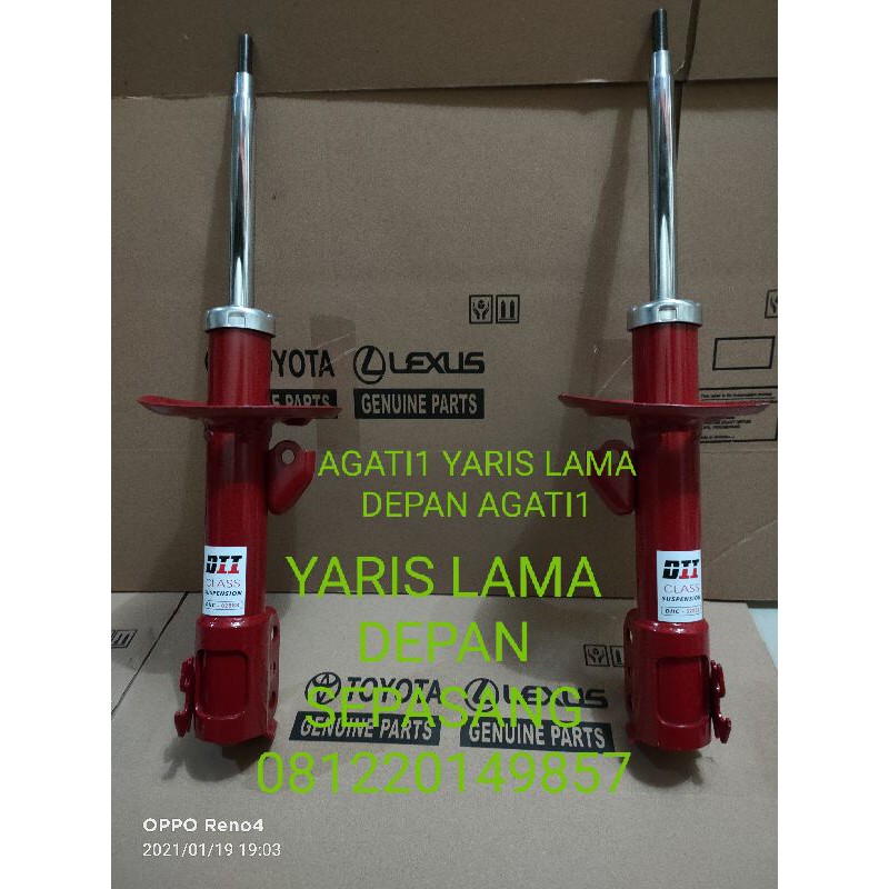 Jual SHOCK ABSORBER SHOCKBREAKE YARIS LAMA D2 DEPAN SEPASANG ASLI ...