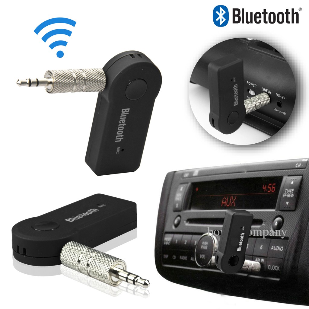 Jual Bluetooth Audio Receiver / Music Wireless Handsfree Car Connector ...