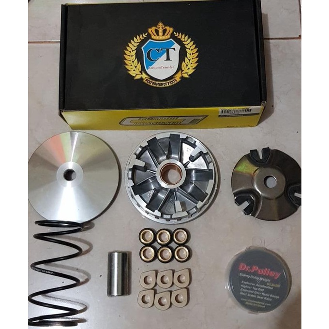 Jual Variator pulley set+Sliding Roller Drpulley Honda Vario Pcx 125 ...