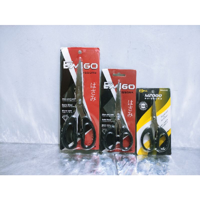 Jual Gunting | Emigo | M2000 | ukuran 20 cm | 15cm | 12cm | Shopee ...