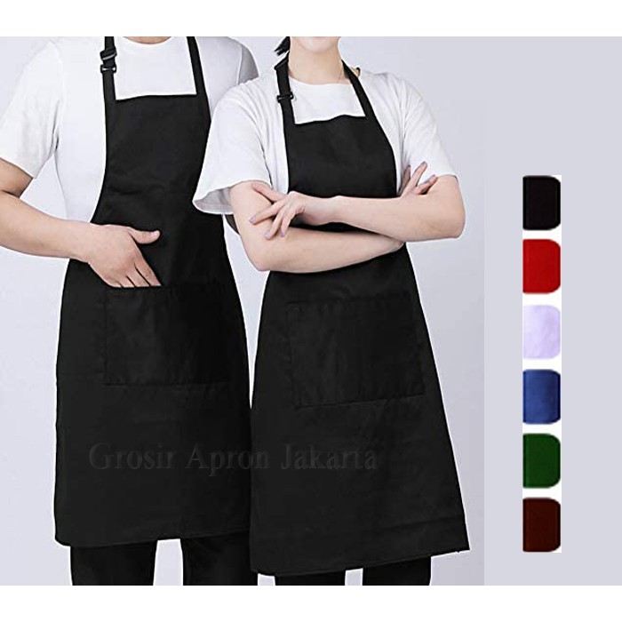 Jual Apron Masak / Celemek Masak Murah Best Quality Low Price | Shopee ...