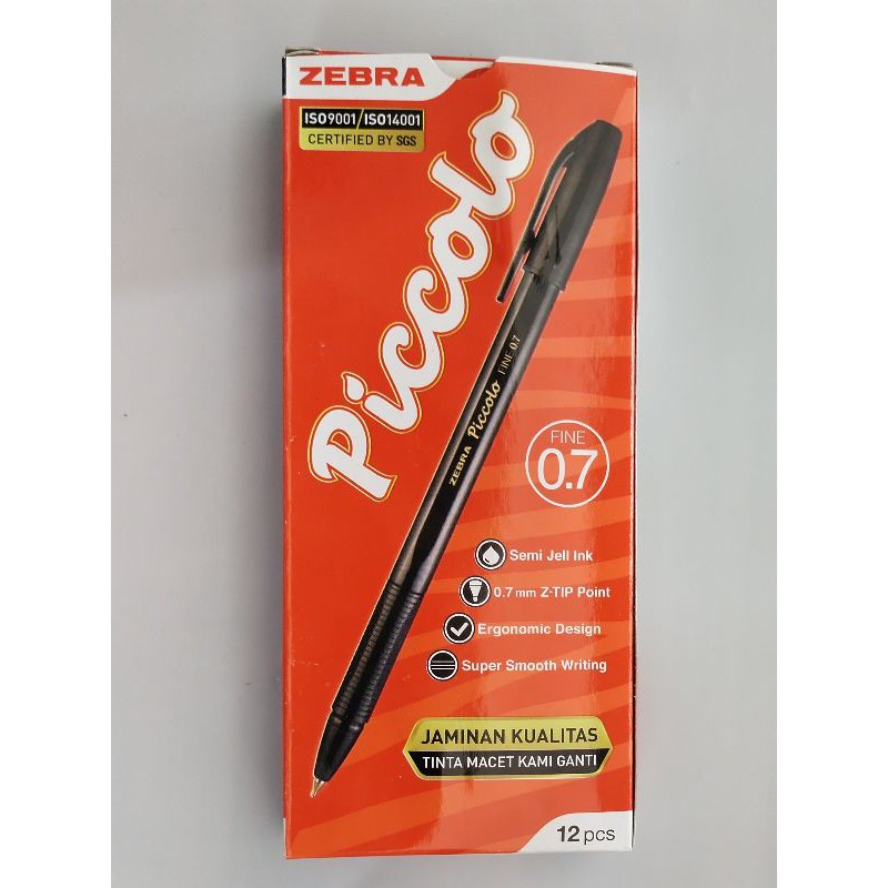 Jual Pulpen Gel 0.7mm ZEBRA PICCOLO Fine Tip Jaminan Kualitas | Shopee Indonesia