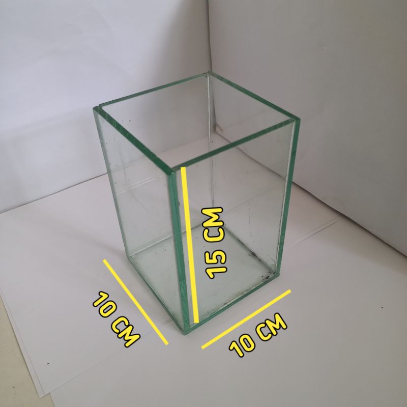 Jual Soliter Ikan Cupang Tebal Kaca 4mm ukuran 10×10×15cm Aquarium ...