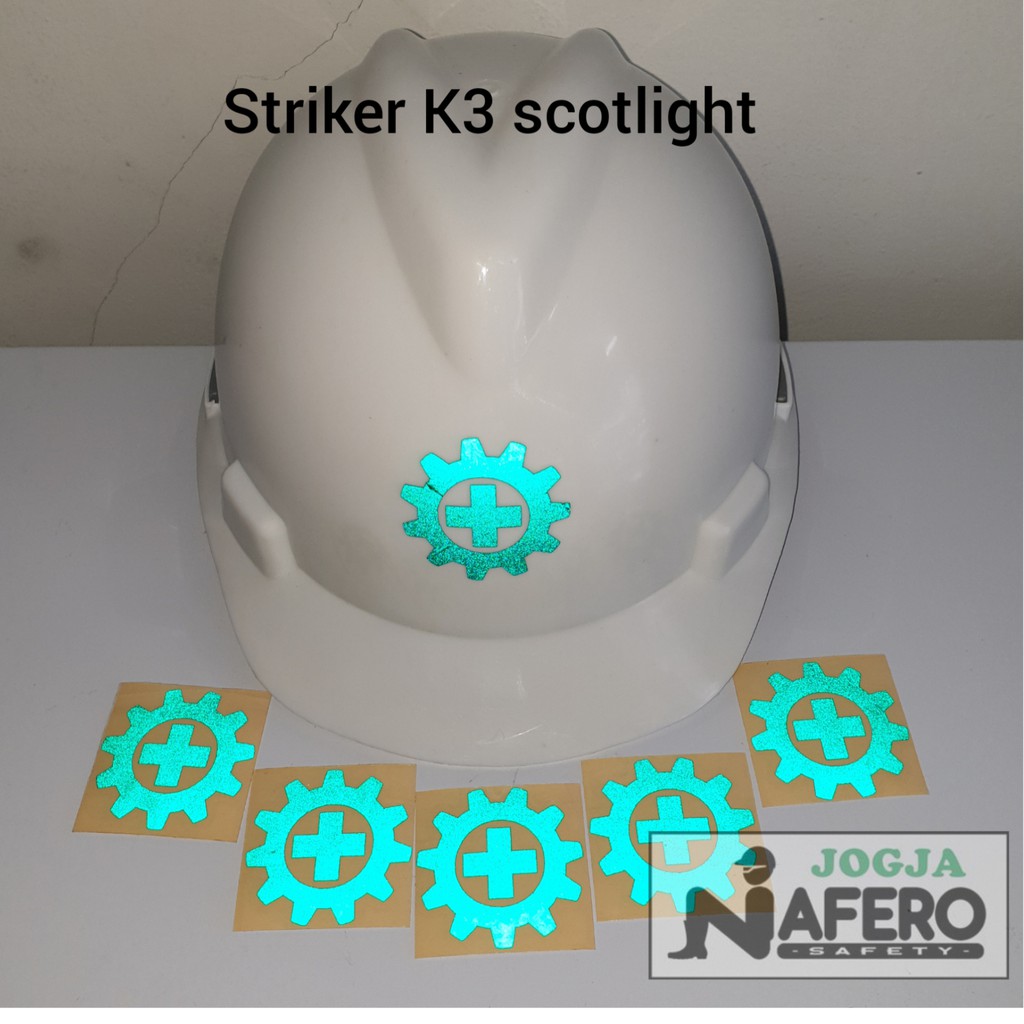 Jual Sticker Cutting Logo Safety K3 untuk helm safety | Shopee Indonesia