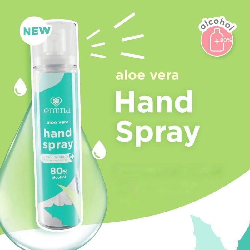 Jual EMINA Aloe Vera Hand Gel 50ml | Hand Spray 80ml | Shopee Indonesia