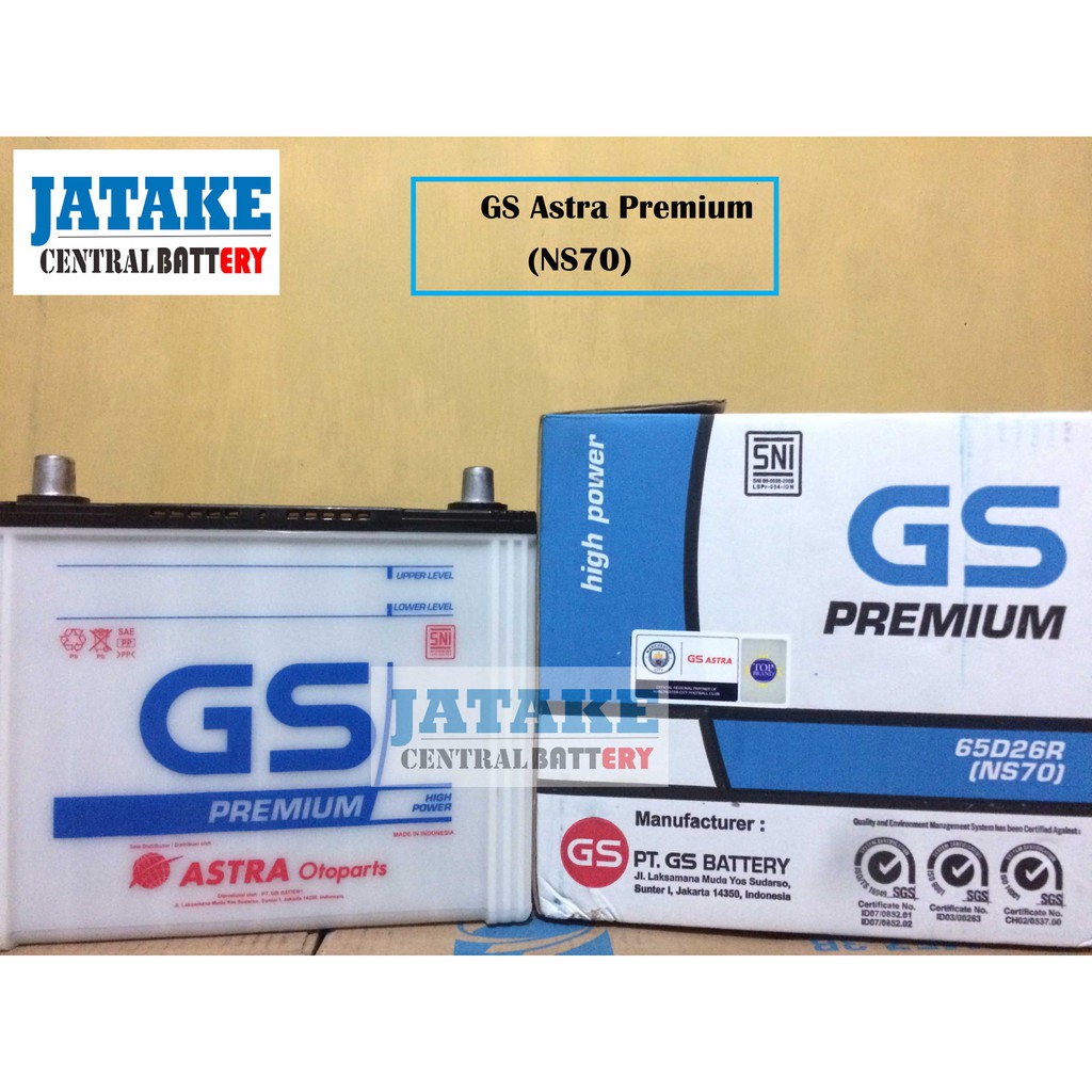 Jual Aki Basah NS70 Ns 70 GS Astra Premium Di Tangerang | Shopee Indonesia
