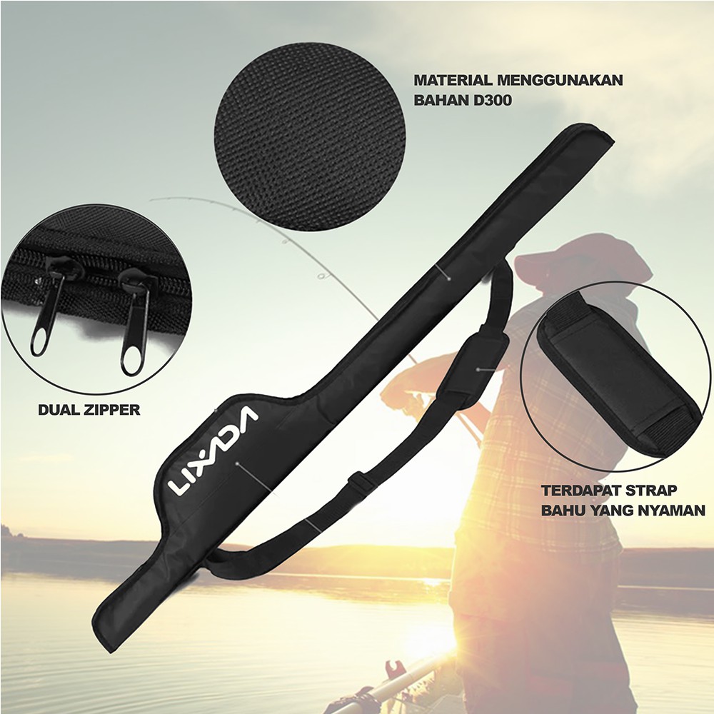 Jual Tas Joran Pancing 100 cm 80 cm 120 cm Tipe Casting Semi Hardcase ...