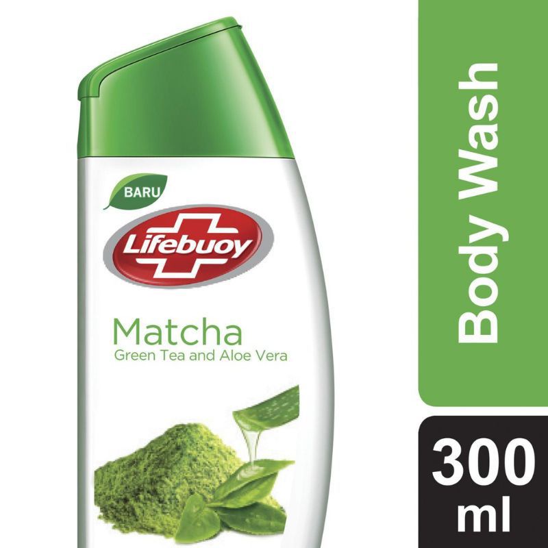 Jual Lifebuoy Antibacterial Body Wash Matcha Green Tea 300 Ml Botol ...