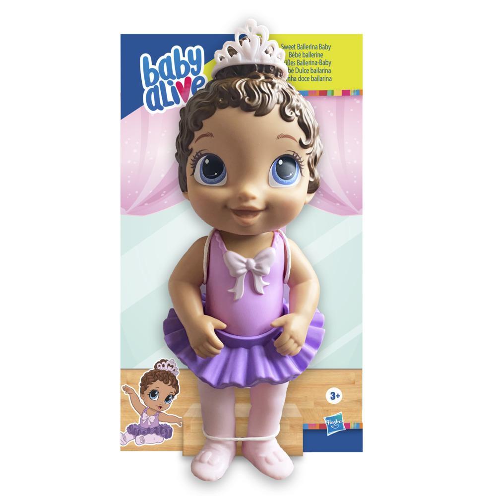 Jual Baby Alive Sweet Ballerina Baby Doll Purple Brown Hair Original ...