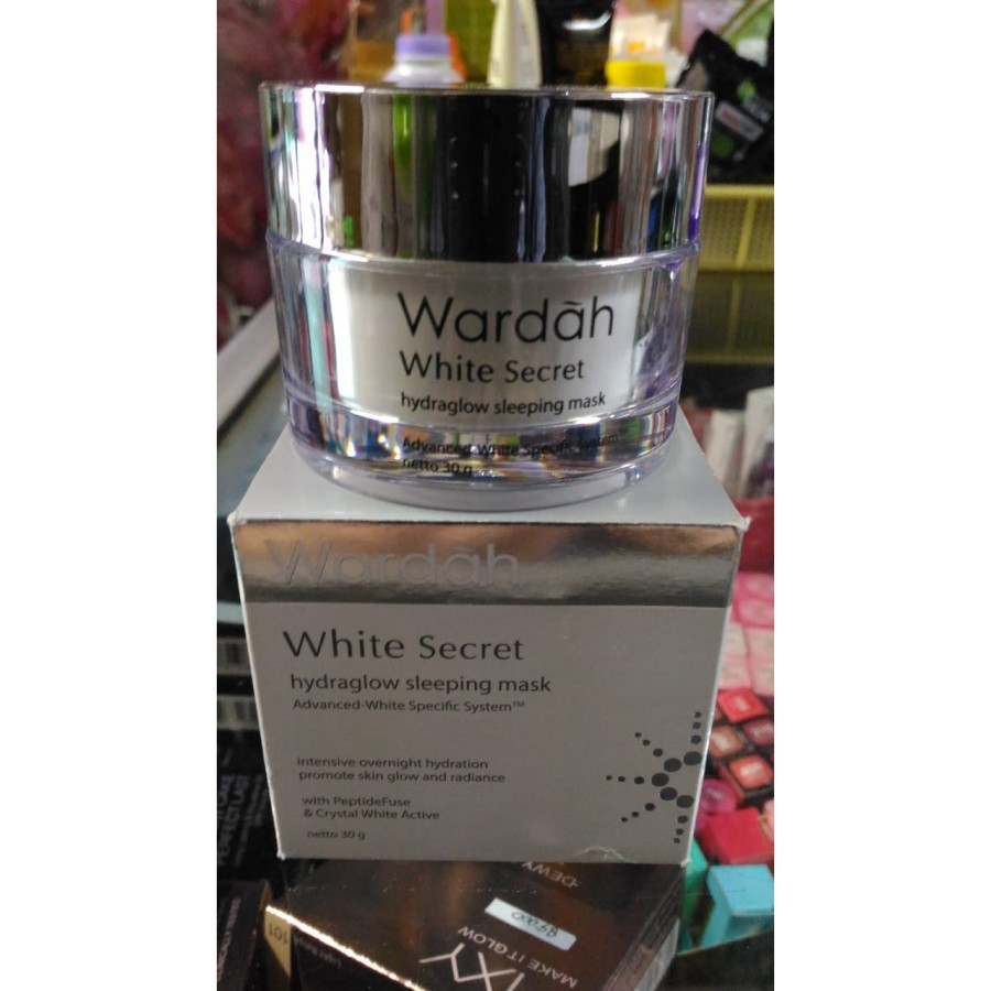 Jual Wardah White Secret Hydraglow Sleeping Mask 30 gr | Shopee Indonesia