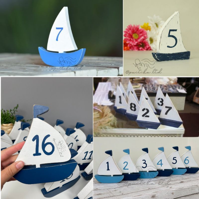 Jual nomor meja aesthetic - papan tanda nomor meja - papan angka meja ...