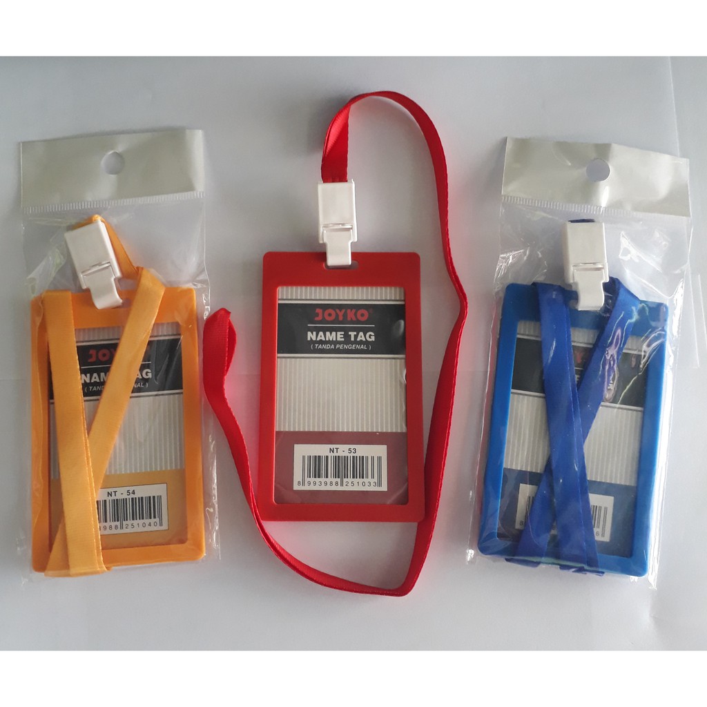 Jual NAME TAG TALI PANJANG/Name Tag Joyko Gantung NT-51 | Shopee Indonesia