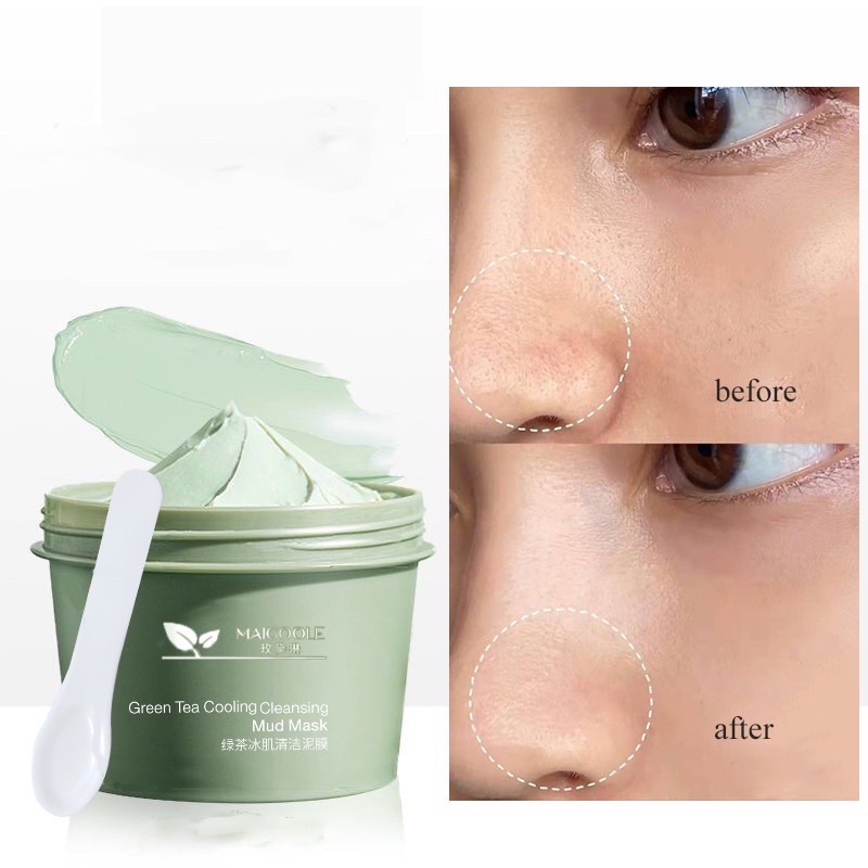Jual MAIGOOLE Masker Green Tea Clay Mask Original | Shopee Indonesia