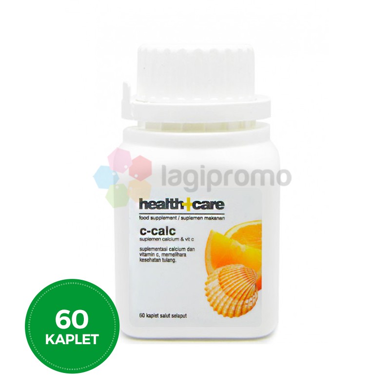 Jual Erlimpex C-Calc 60 Kaplet Calcium Vitamin C Suplemen Tulang Gigi ...