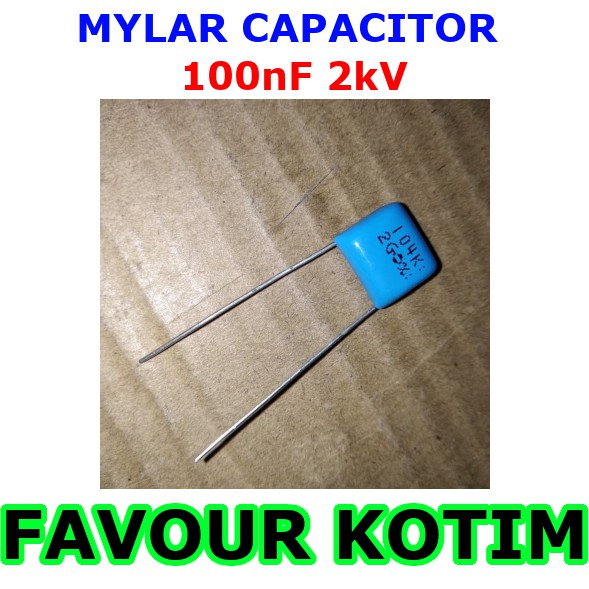 Jual MYLAR CAPACITOR 104 100NF 0.1UF 2000V 2KV KAPASITOR MILAR FVKOTIM | Shopee Indonesia
