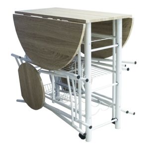 Jual MEJA MAKAN LIPAT 2 KURSI MINIMALIS ATRIA OLIVER MULTIFUNGSI SET ...