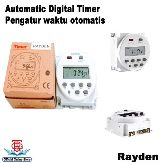 Jual SAKLAR WAKTU OTOMATIS DIGITAL TIMER PROGRAMMABLE RAYDEN | Shopee Indonesia